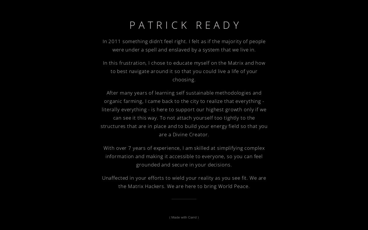 PATRICK BIO